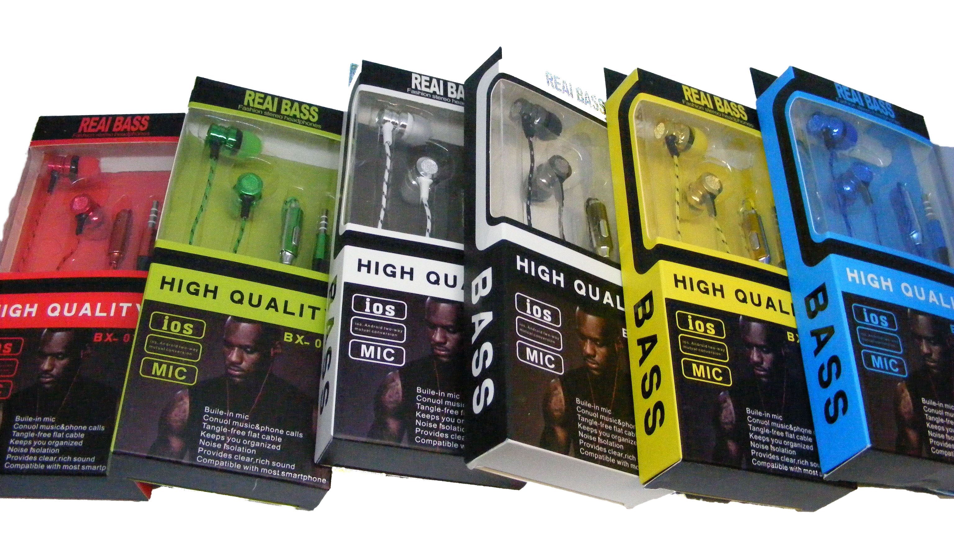 REAI BASS BX-010 wired headset(s) – MSM Sales
